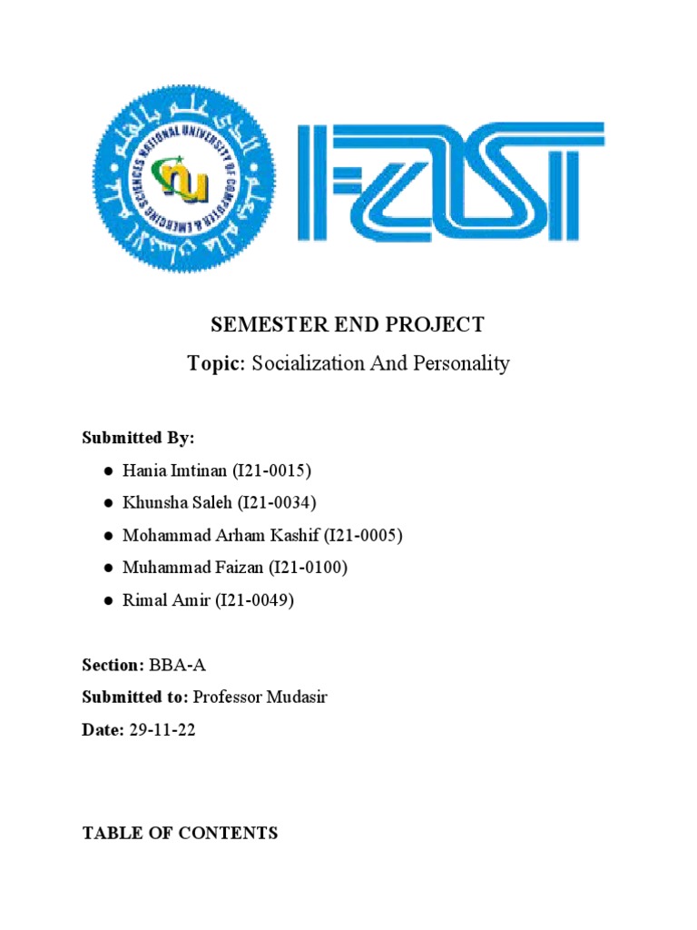 Socialization And Personality Pdf Socialization Attitude Psychology