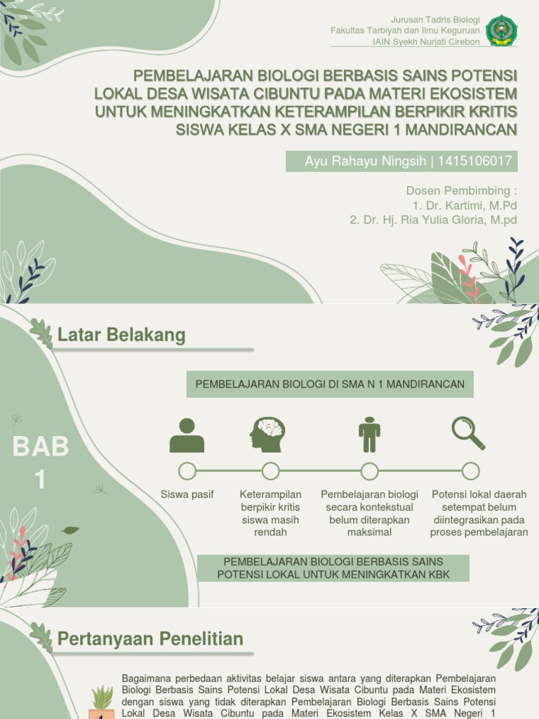 Sidang Ayu Rahayu Ningsih | PDF | Karier & Perkembangan
