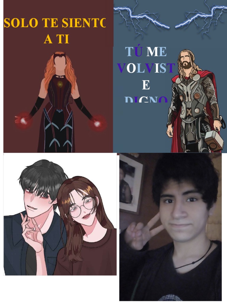 Plantilla 6 Te Amo Marvel | PDF