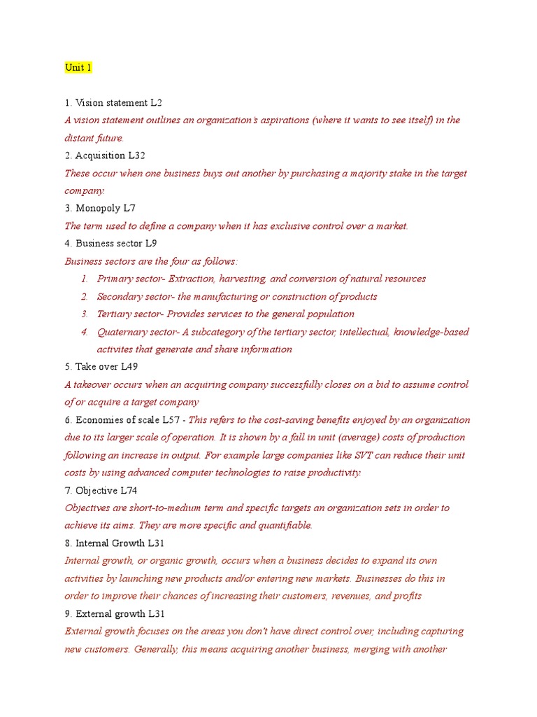 Key Terms in Business Management | PDF | Employment | Leadership