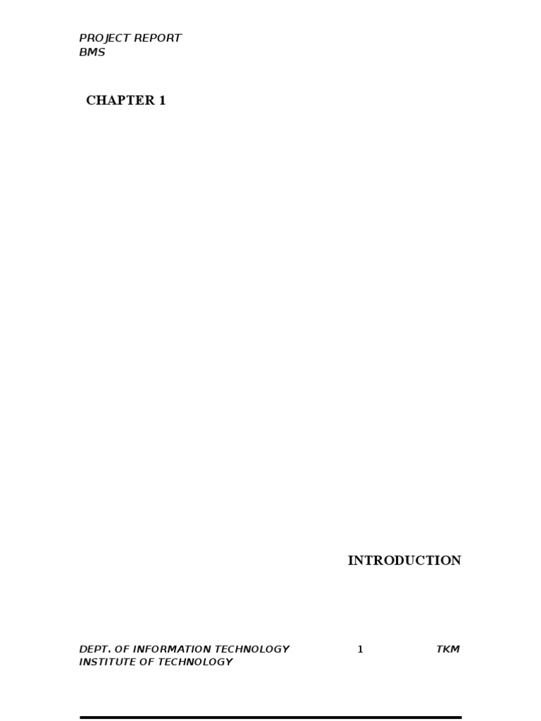Bank Management System Project Report | PDF | Microsoft Access ...