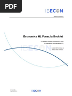 IGCSE Economics Formulas | PDF