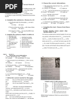 Unit 2 Test Answer Key & Audio Script | PDF | Language Arts & Discipline