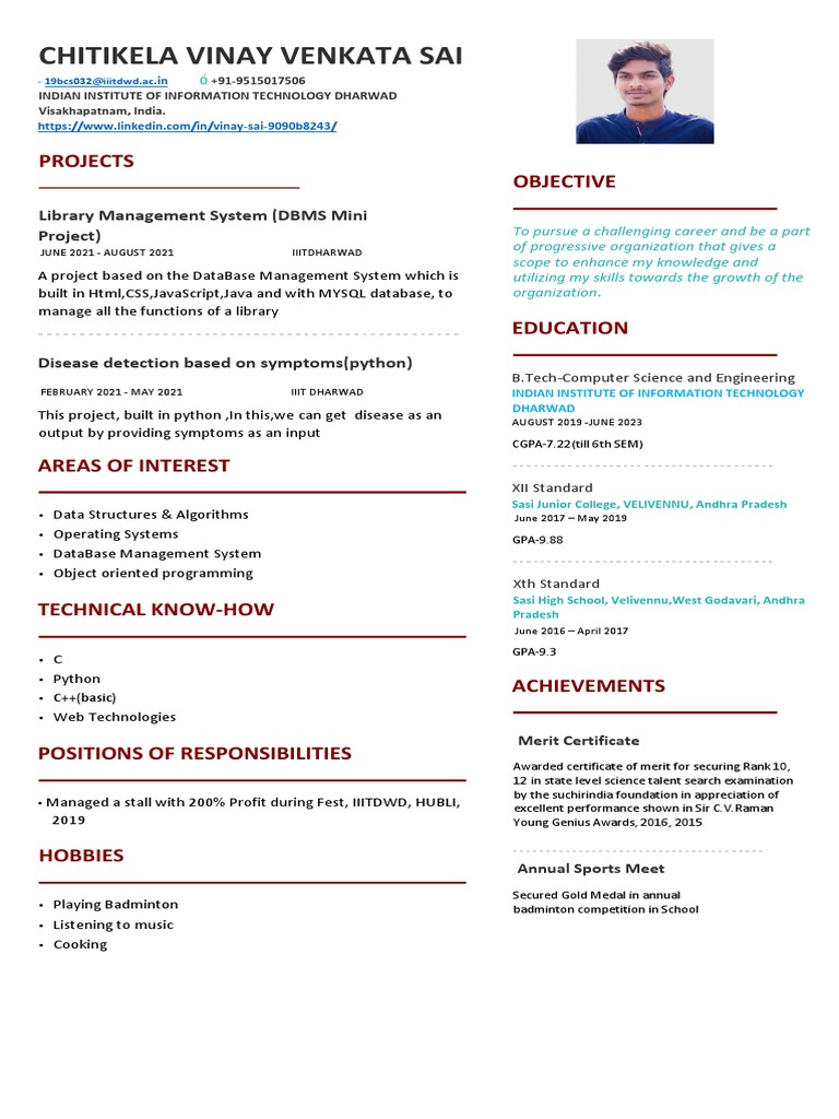 Vinay Resume | PDF | Databases | Computing