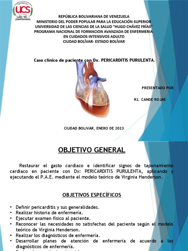 Caso clínico pericarditis purulenta | PDF | Sistema respiratorio ...