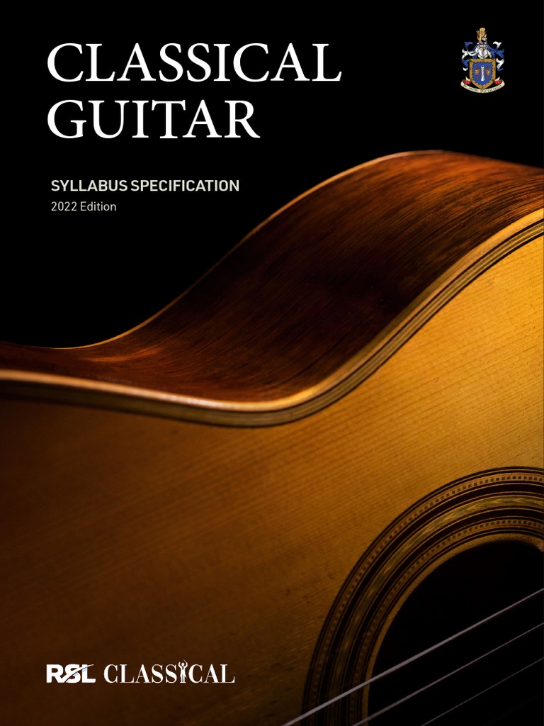 RSL Classical Guitar Syllabus 2022 15sep2022 1-2 | PDF | Musical Compositions | Musicology