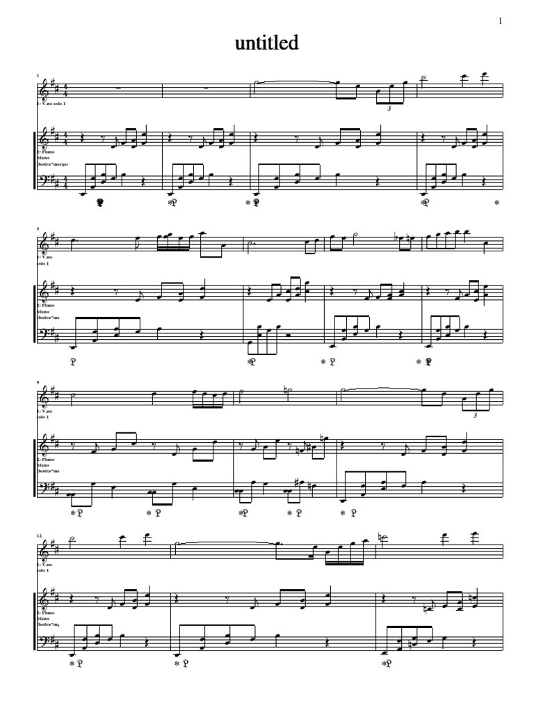 Meditation From Thais Violin - Piano | PDF