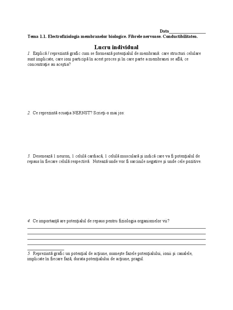 Tema 1 1 Fizologie STOM ROM-28263 | PDF