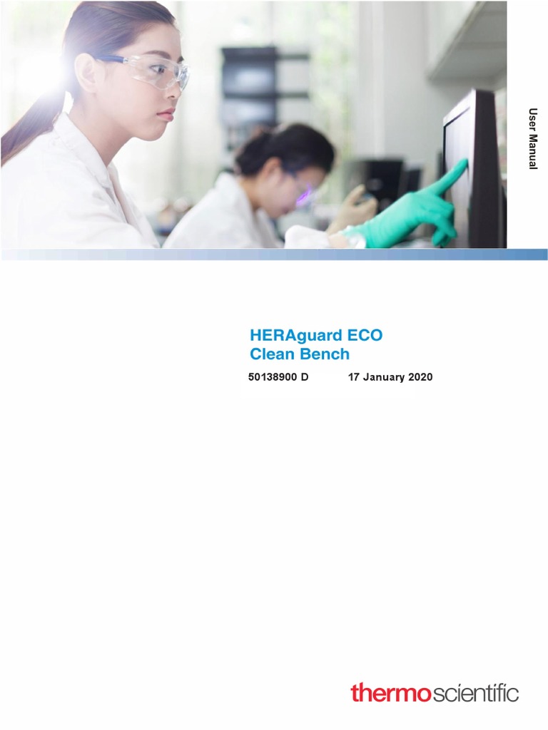 Heraguard ECO Clean Bench User Manual | PDF | Physical Sciences