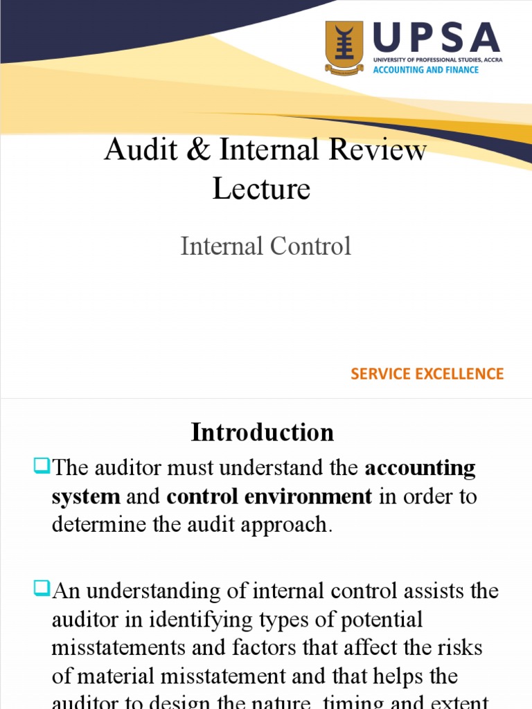 Auditing - Internal Control2 2 | PDF | Internal Control | Audit