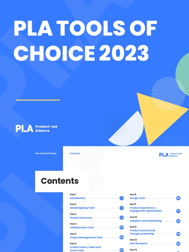 PLA Tools of Choice 2023 | PDF | Cloud Computing | Evernote