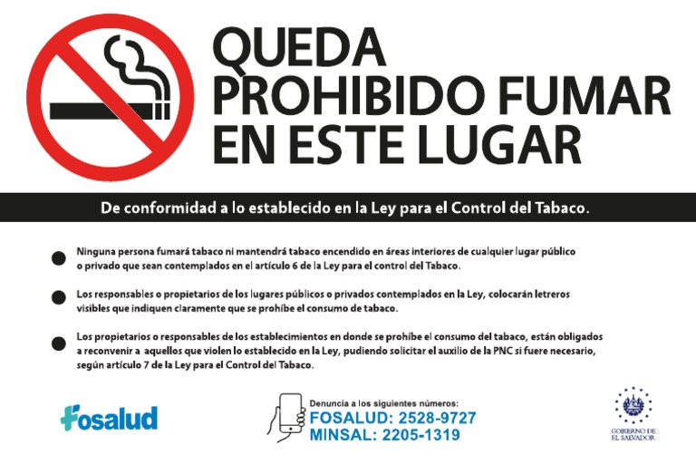 Rotulo Prohibido Fumar | PDF Rotulo Prohibido Fumar | PDF