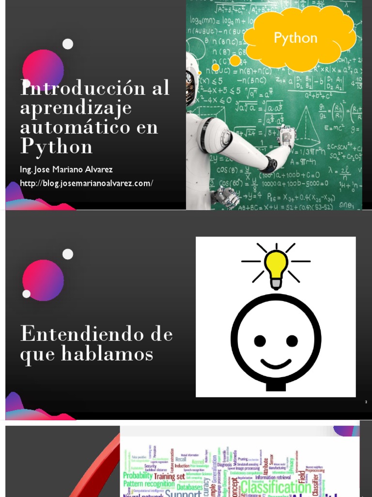 Introduccion A Aprendizaje Automatico en Python | PDF | Aprendizaje automático | Análisis de ...