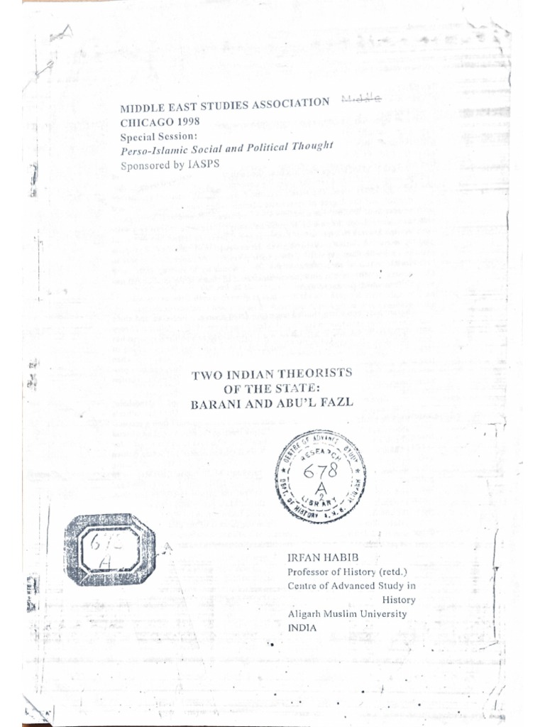 Barni and Abul Fazal | PDF