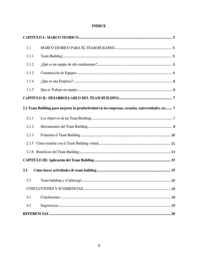 Team Building | PDF | Team Building | Motivación