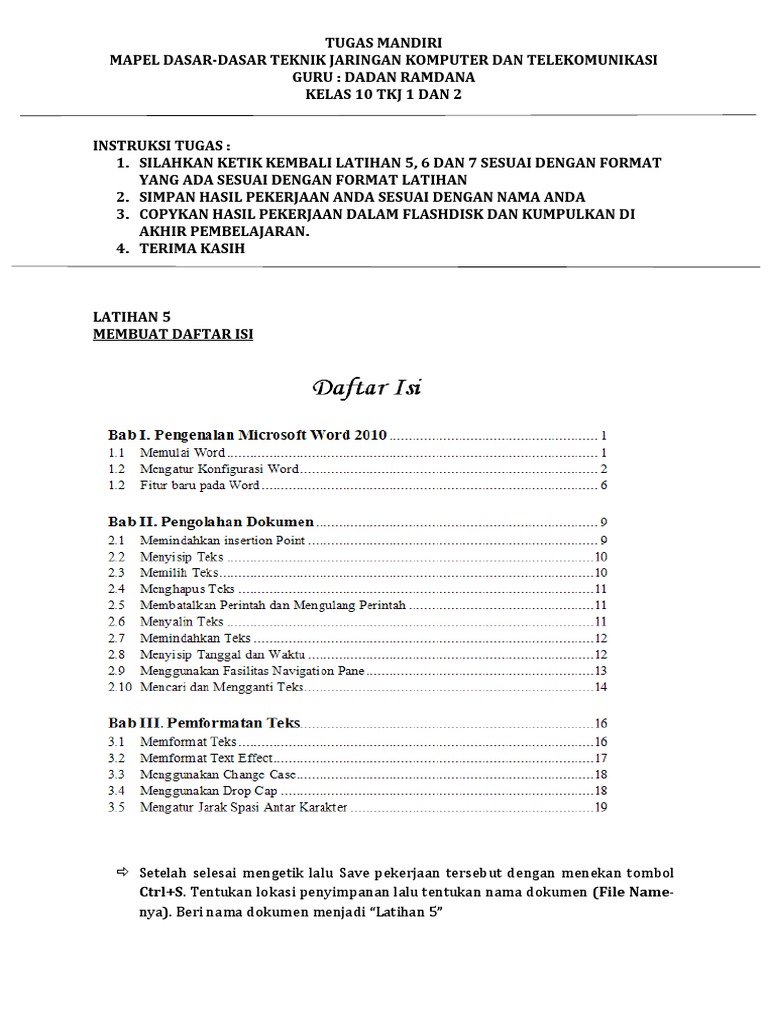 Tugas Mandiri Teknik Jaringan TKJ | PDF | Karier & Perkembangan | Seni