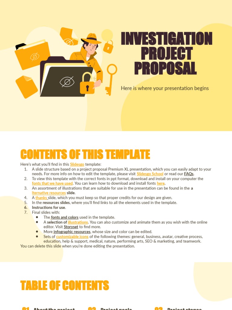 Investigation Project Proposal XL by Slidesgo | PDF | Planets | Solar ...
