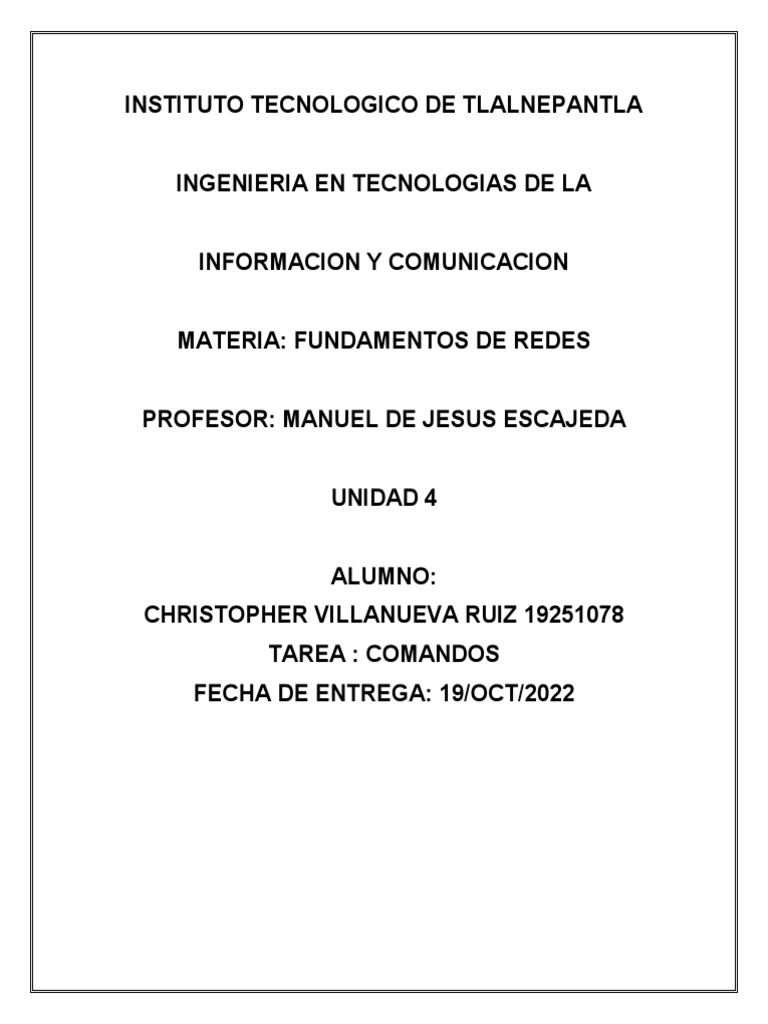 Comandos SQL Villanueva Ruiz Christopher | PDF | SQL | Ingeniería de software