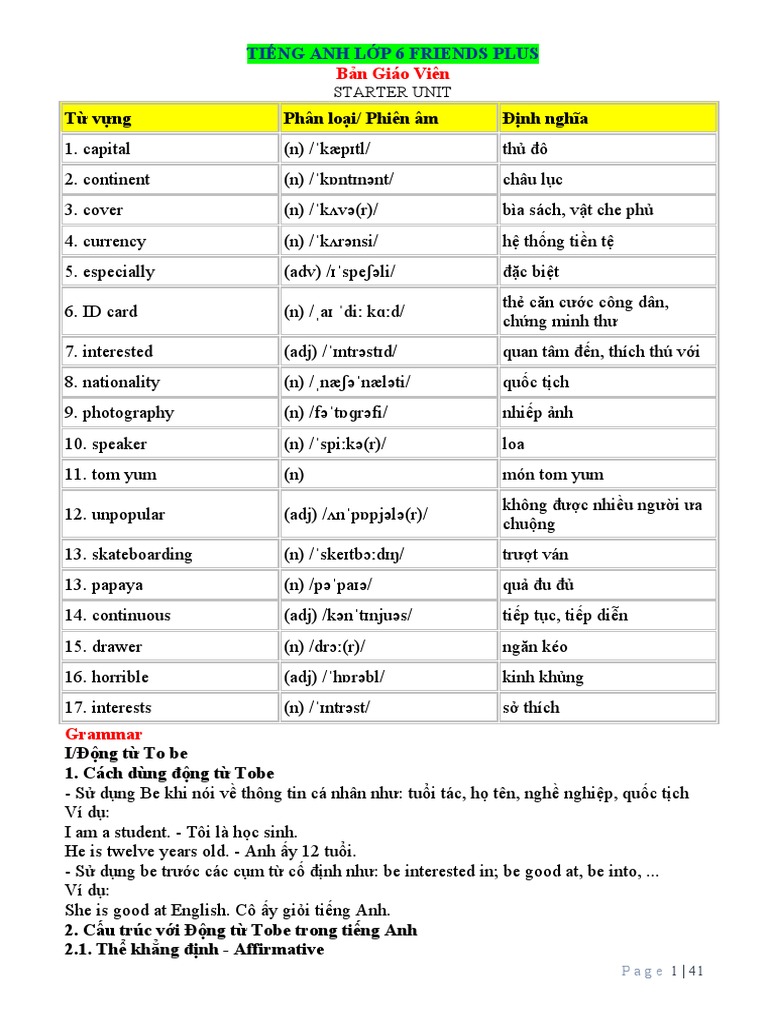 Chinh PH C Friend Plus GV | PDF