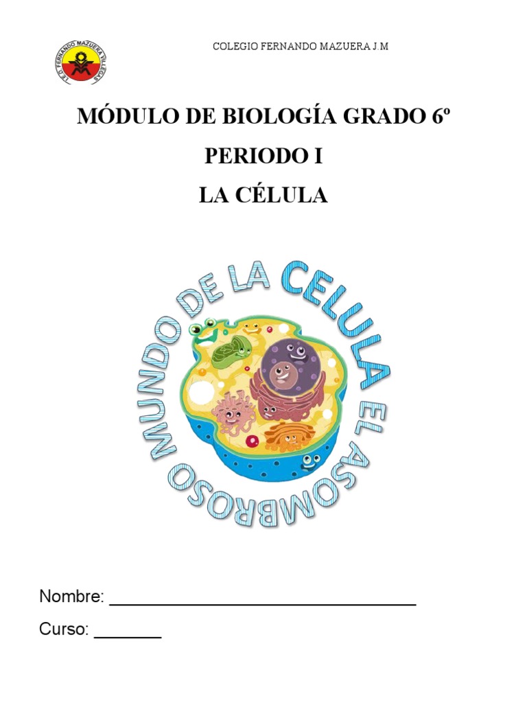 Módulo Biología 6° La Célula | PDF