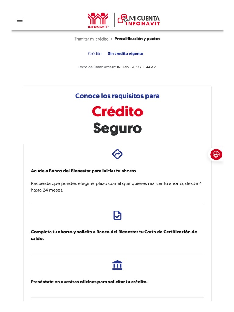 Mi Cuenta Infonavit | PDF