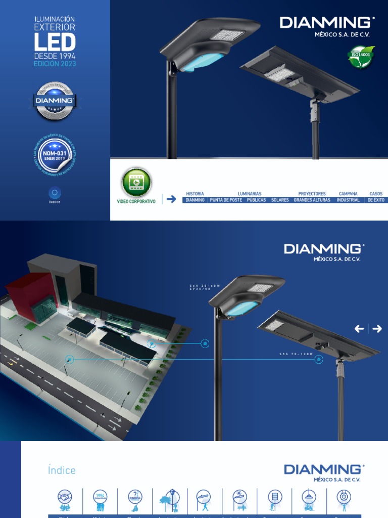 Luminarias LED: Innovación y Eficiencia | PDF | Diodo emisor de luz | Radiación electromagnética