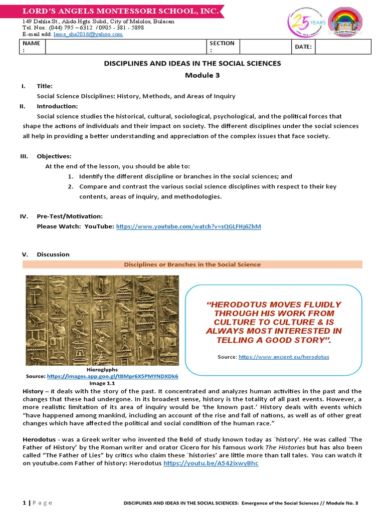 DISS Allen Module 3 Sir Allen | PDF | Social Sciences | Psychology