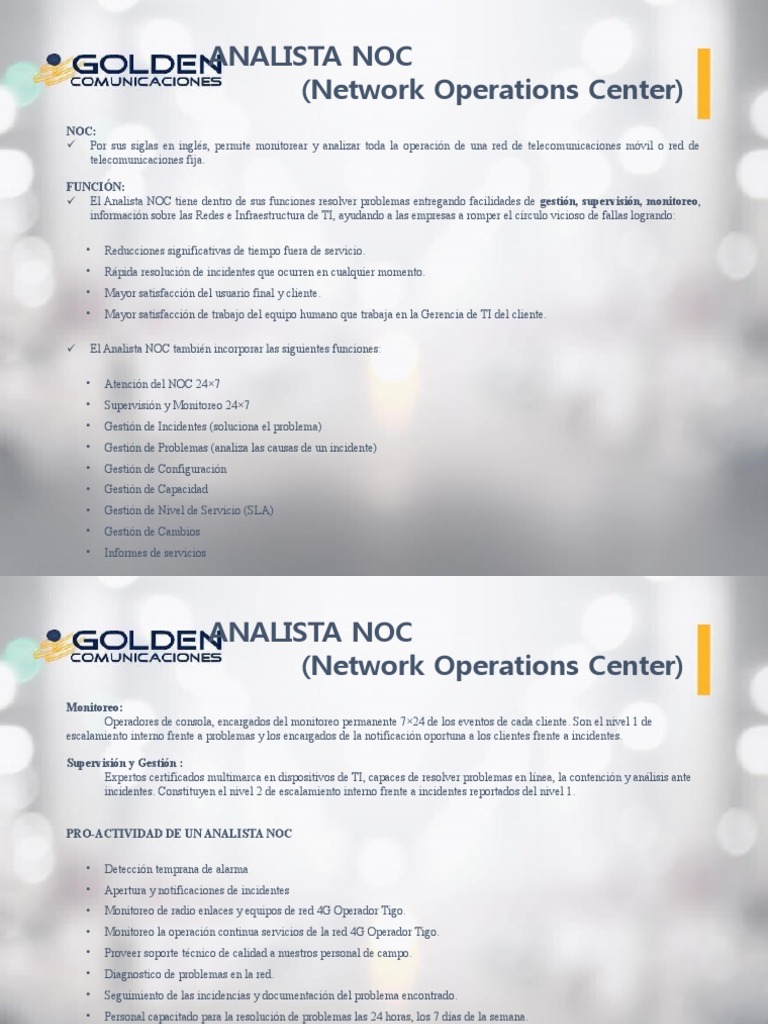 Presentación Evaluación de Desempeño Analista Noc Golden Fabio Nelson Santacruz PLaza | PDF ...