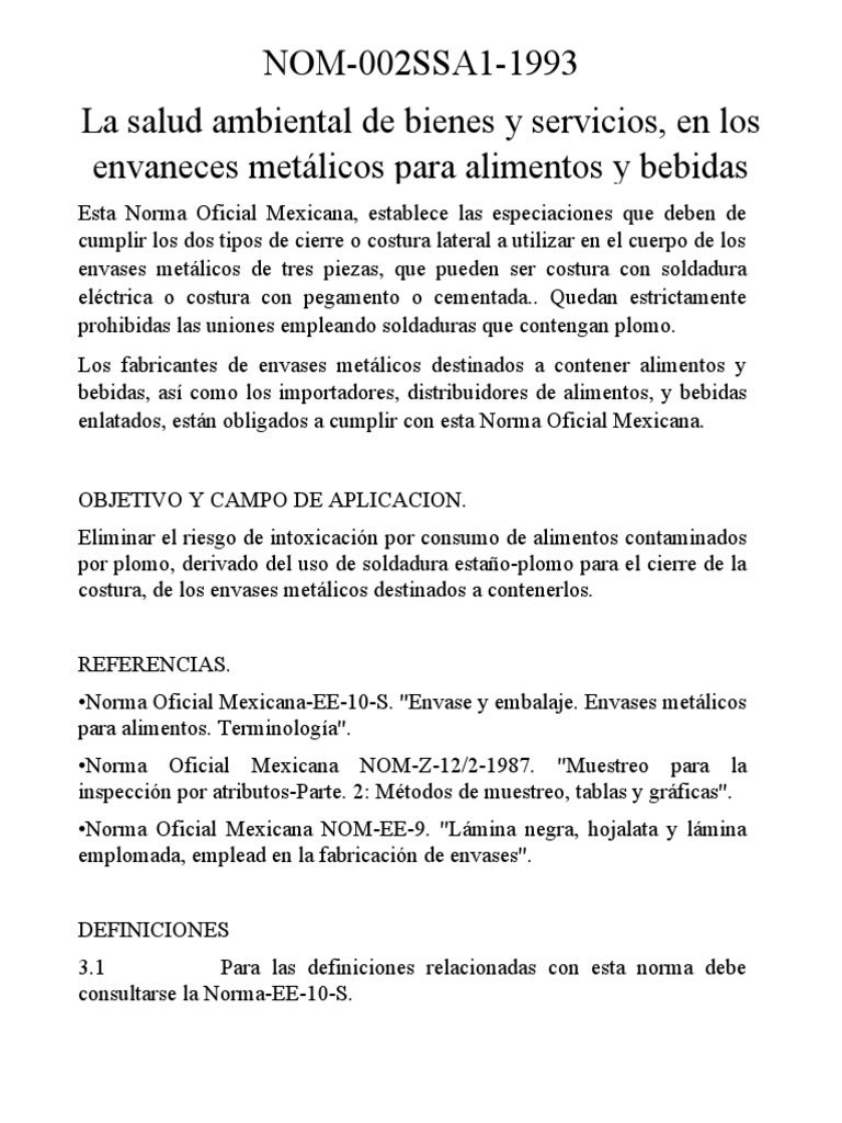Nom 002 Ssa1 1993 | PDF | Soldadura | Construcción