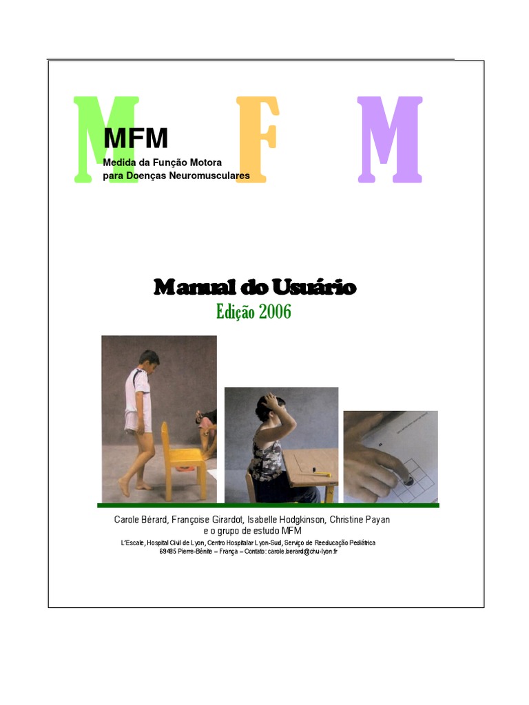 Escala MFM Versão Portugues | PDF | Joelho | Pélvis