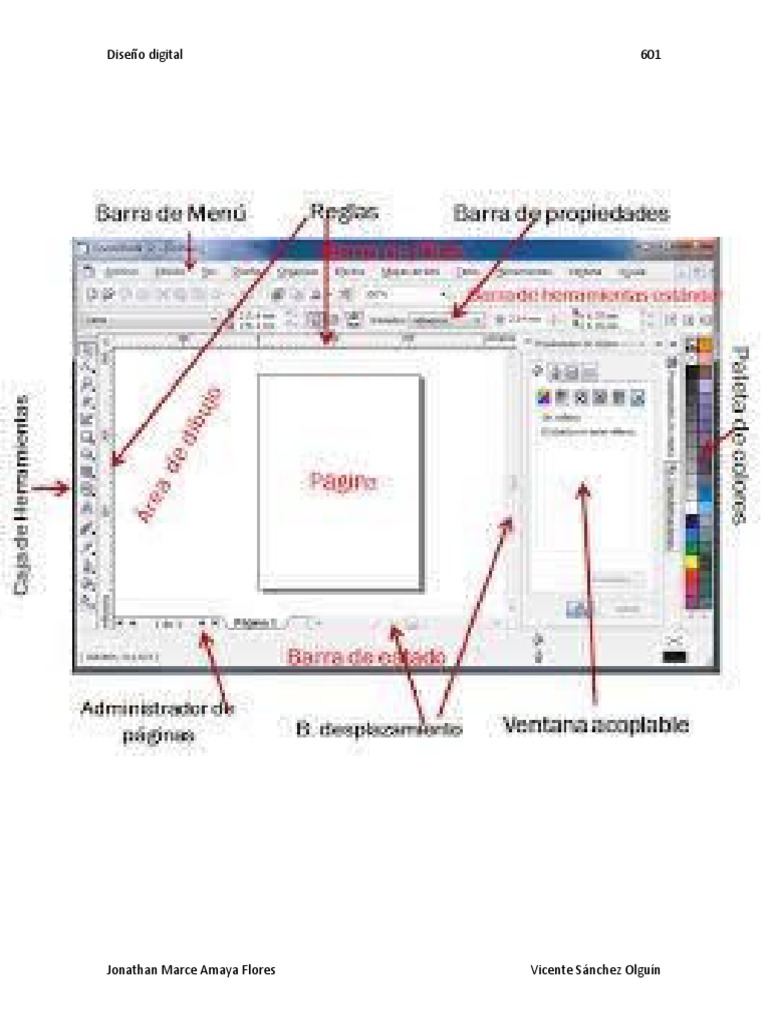 Menús Del Entorno de Trabajo de Corel Draw | PDF