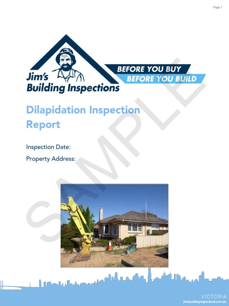 Dilapidation Sample Report | Download Free PDF | Building | Consultant