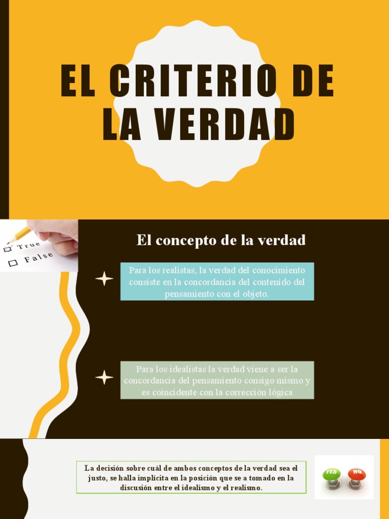 El Criterio de La Verdad | PDF | Verdad | Evidencia