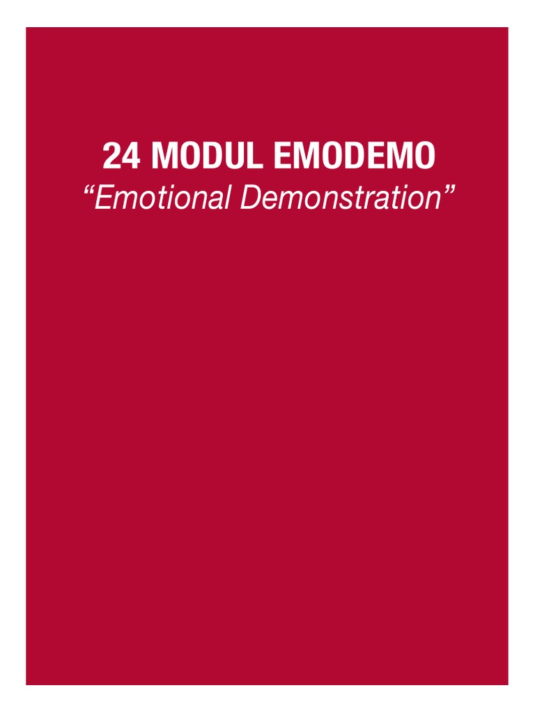 24 MODUL EMODEMO - Emotional Demonstration | PDF