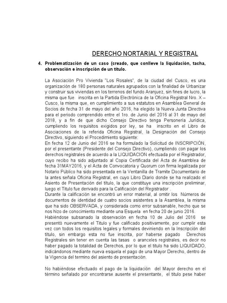 Derecho Registral | PDF | Justicia | Crimen y violencia