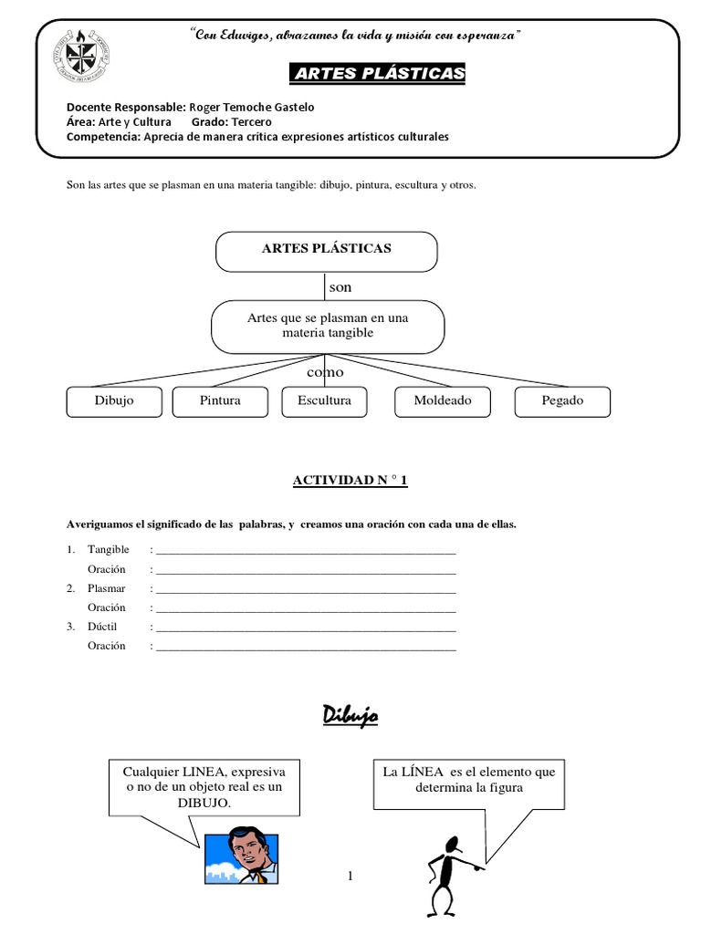 Fichas de Trabajo-Artes Plásticas | PDF | Dibujo