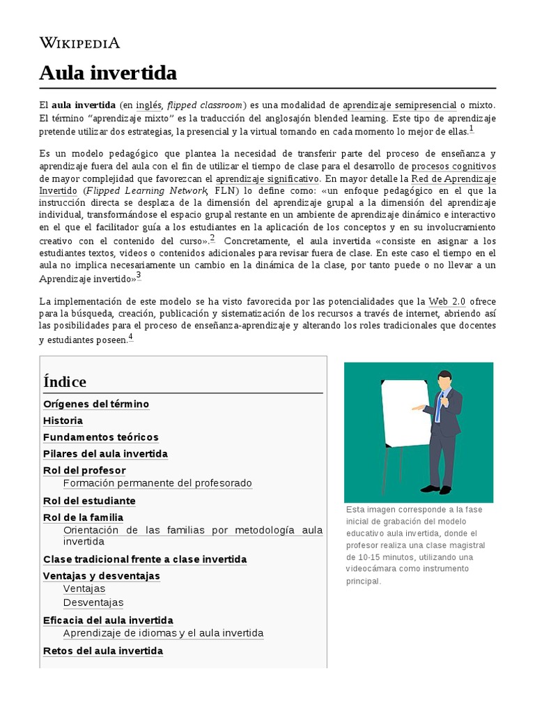 Aula Invertida | PDF | Enseñando | Maestros