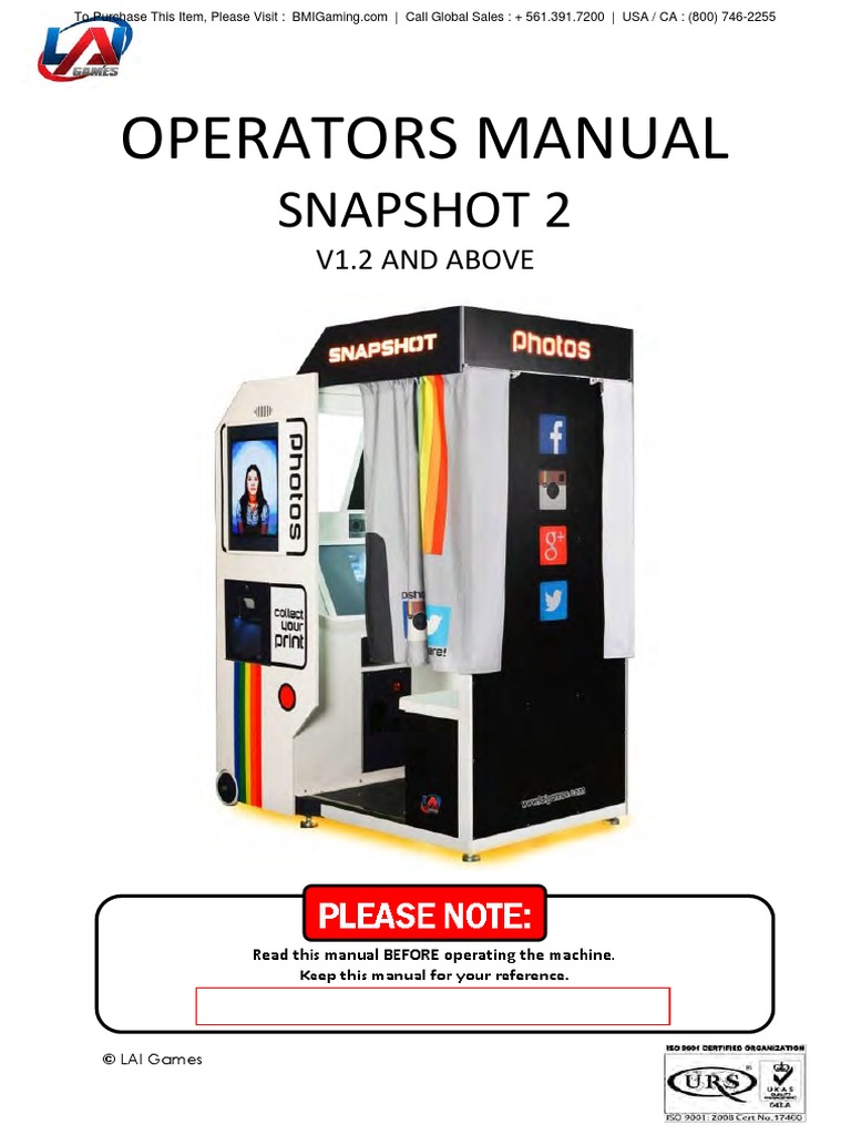 Operators Manual: Snapshot 2 | PDF | Printer (Computing) | Computer Network
