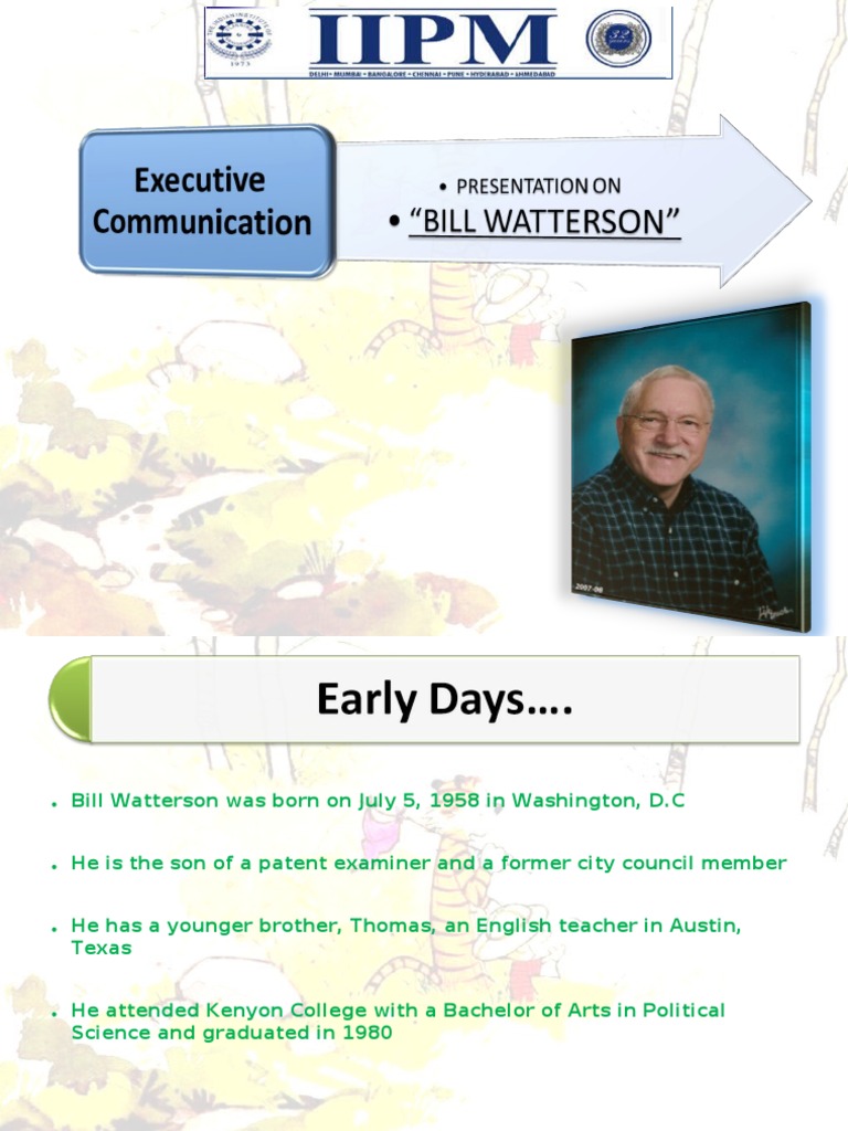 Bill Watterson | PDF | Cartooning | Comic Strips