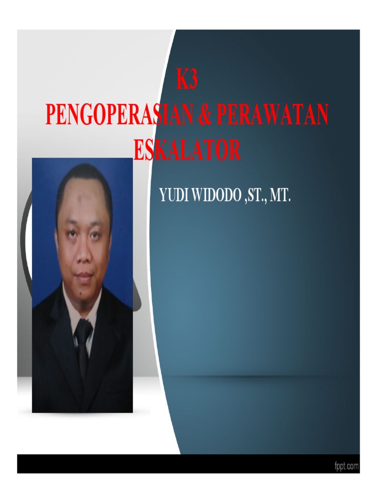 Materi Pelatihan Pengoperasian Dan Perawatan Eskalator Rev 4 | PDF ...