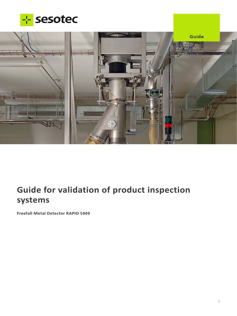 Sesotec Guide For Validation Freefall Systems en | PDF | Verification ...