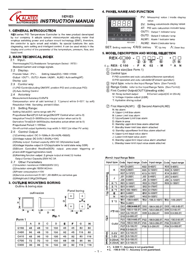 Manual Controlador Temperatura CTP | PDF