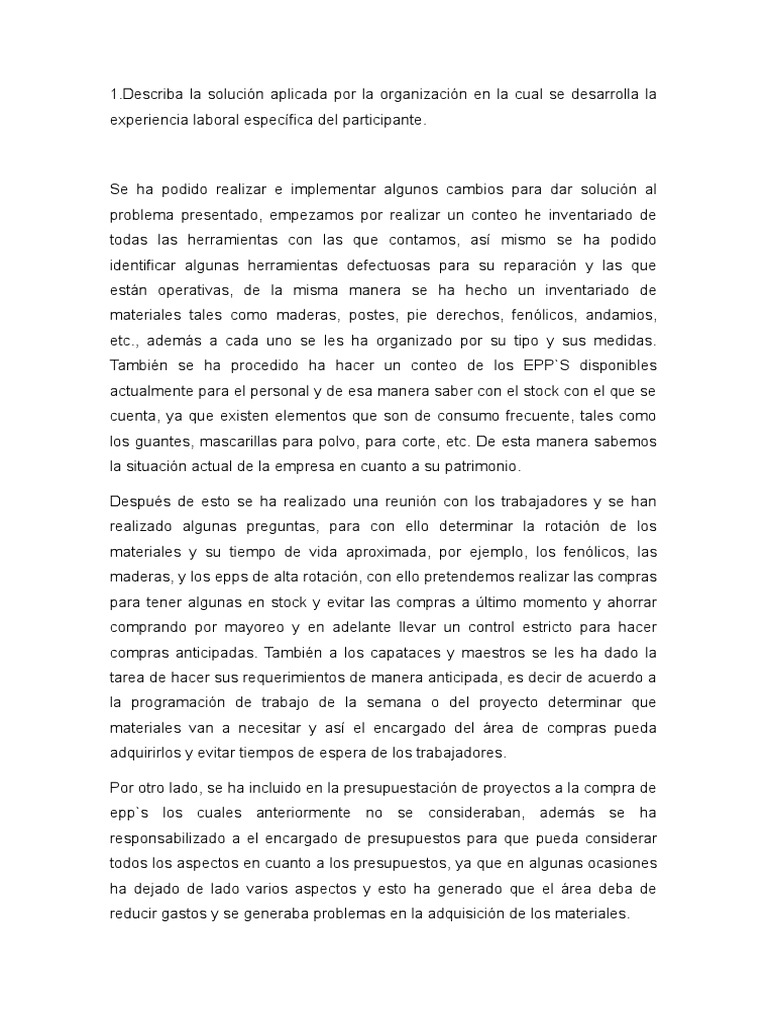 Danitza Fabiola Baca Lazo - Semana 5 Actividad 1 | PDF | Presupuesto