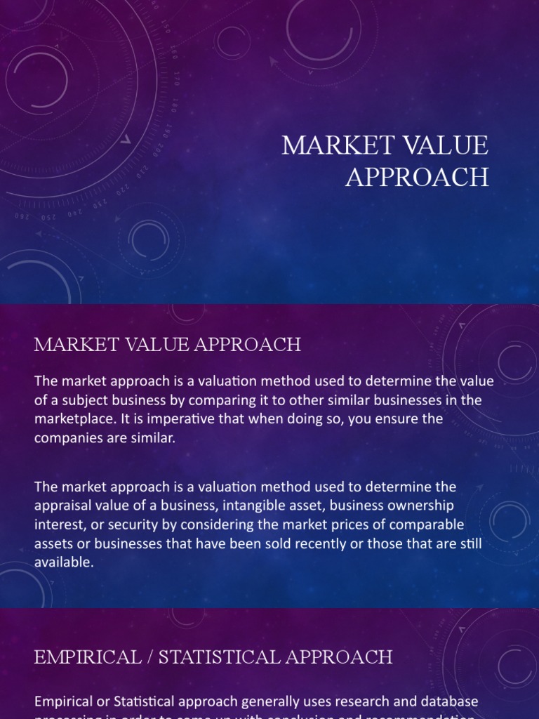 Market Value Method | Download Free PDF | Valuation (Finance) | Dividend