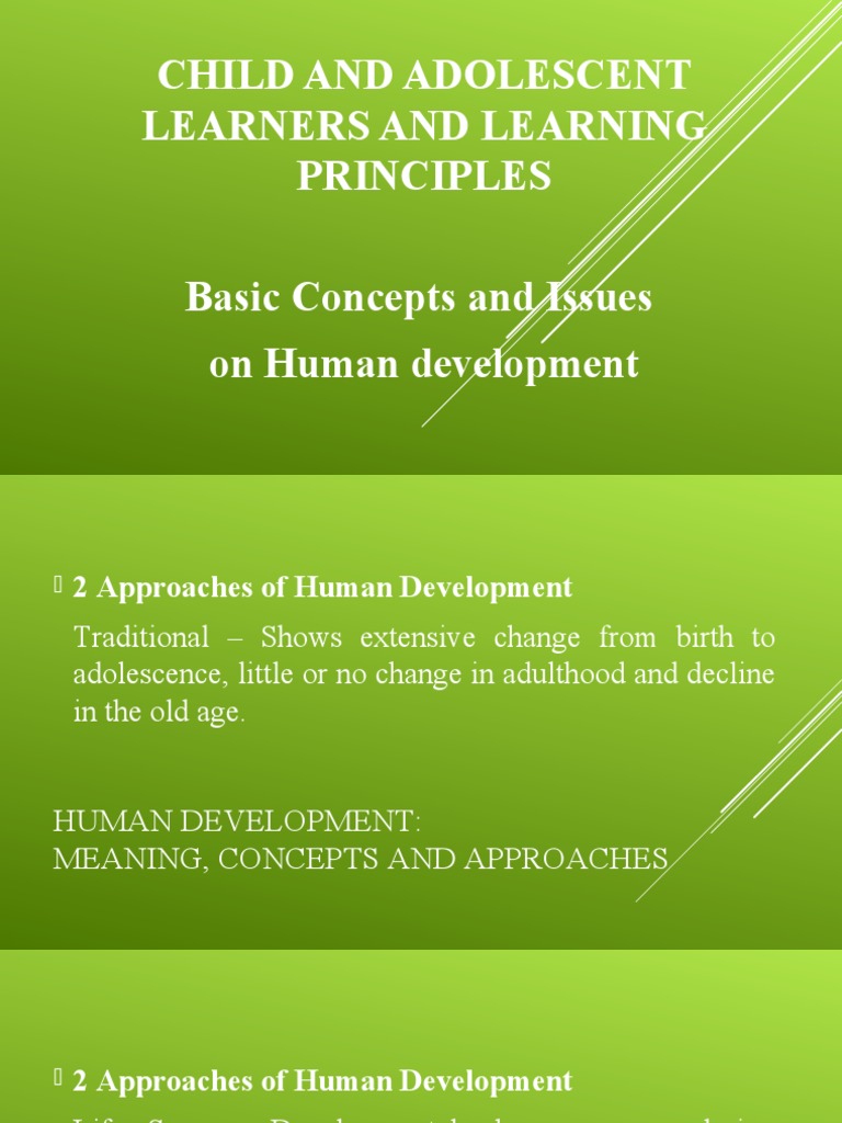 2 Unit II Child and Adolescent Learners and Learning Principles | PDF | Developmental Psychology ...