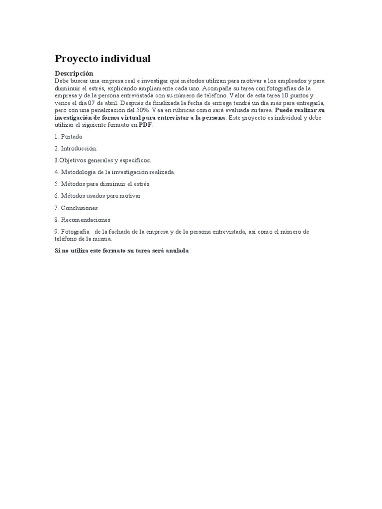 Proyecto Individual | PDF