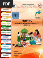Grade 7 Filipino-Quarter 2-Week 1-2 | PDF