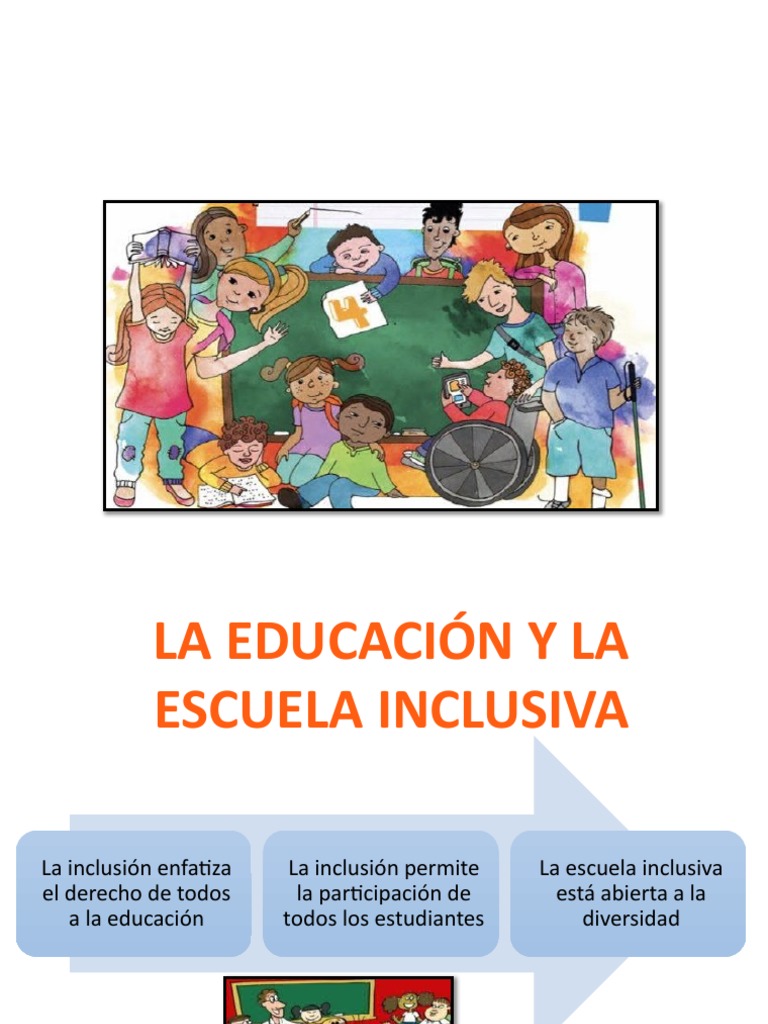 Organización de La Escuela Inclusiva | Descargar gratis PDF | Salón de clases | Inclusión ...