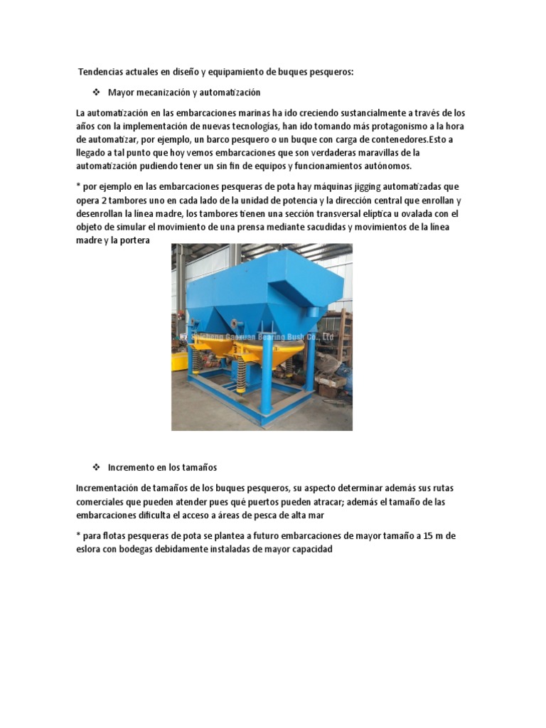 Tendencias en diseño de buques pesqueros | PDF | Buques | Automatización