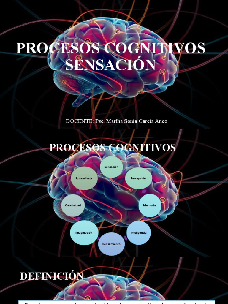 Procesos Cognitivos - Sensaciòn | PDF | Percepción | Psicología cognitiva